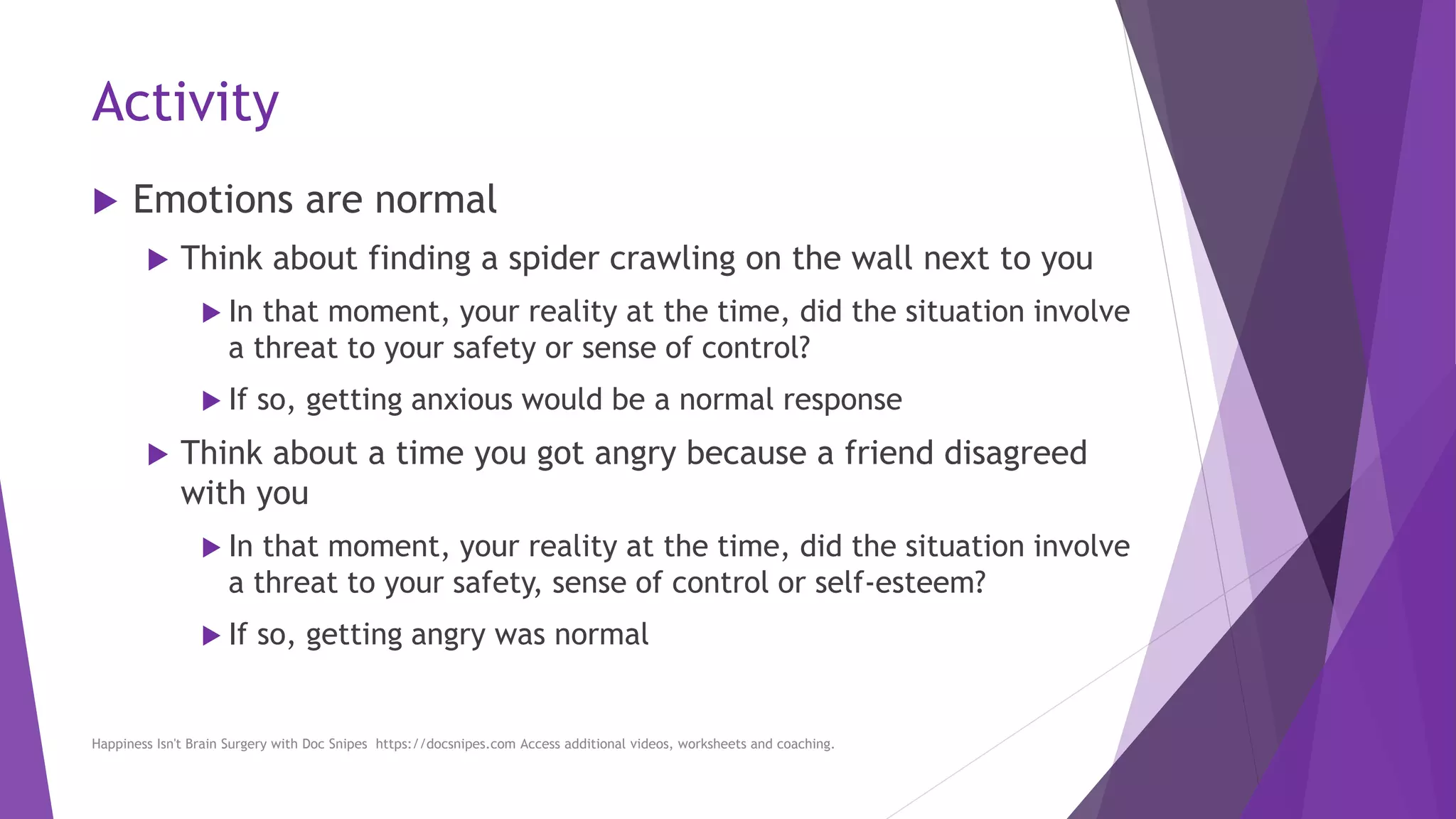 Emotion Regulation: Improving Happiness and Preventing Distress | PPTX