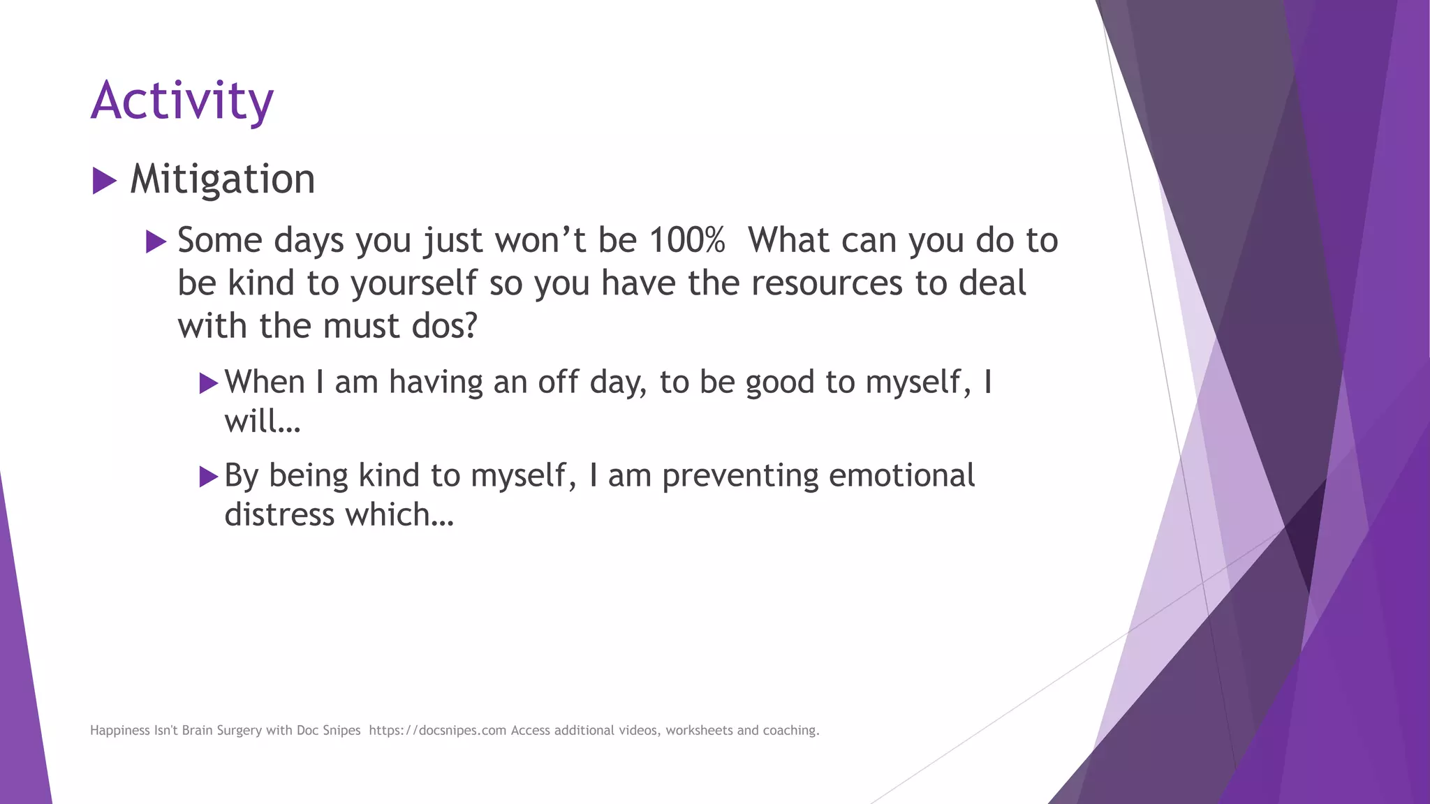 Emotion Regulation: Improving Happiness and Preventing Distress | PPTX