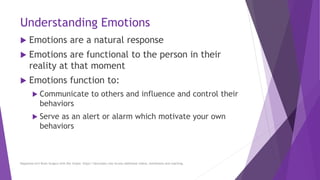 Emotion Regulation: Improving Happiness and Preventing Distress | PPTX