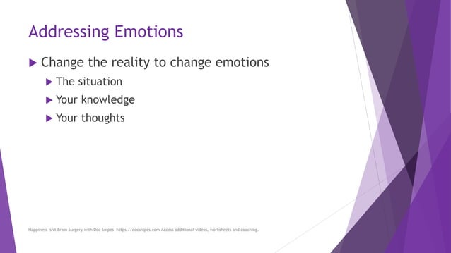 Emotion Regulation: Improving Happiness and Preventing Distress | PPTX