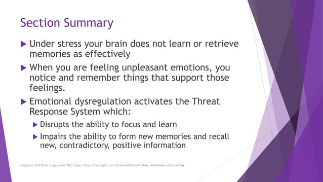 Emotion Regulation: Improving Happiness and Preventing Distress | PPTX