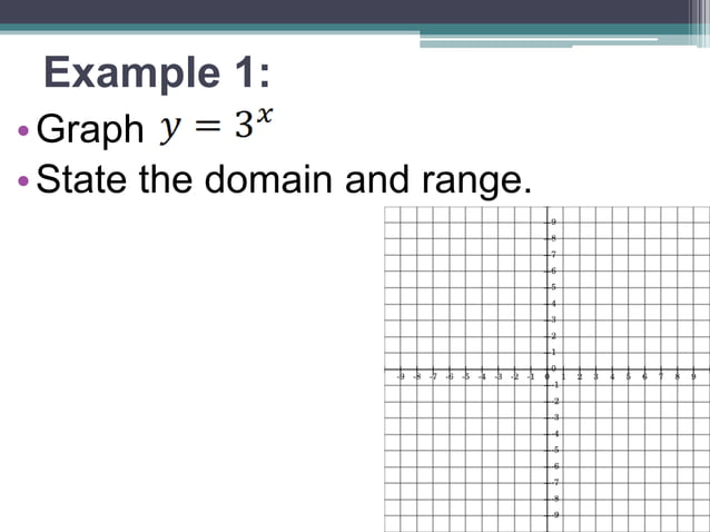 3.3 graphs of exponential functions | PPTX