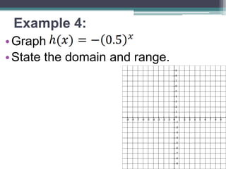 3.3 graphs of exponential functions | PPTX
