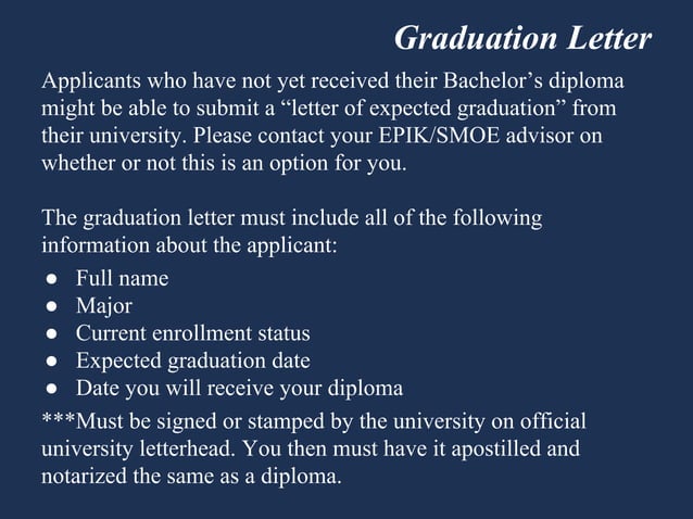 EPIK and SMOE Diplomas and Graduation Letters - Teaching English in ...