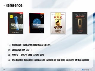 3. windows system과 rootkit | PPT