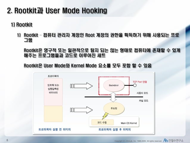 3. windows system과 rootkit | PPT