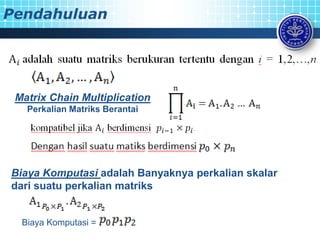 3. matrix chain multiplication (fajar) | PPT