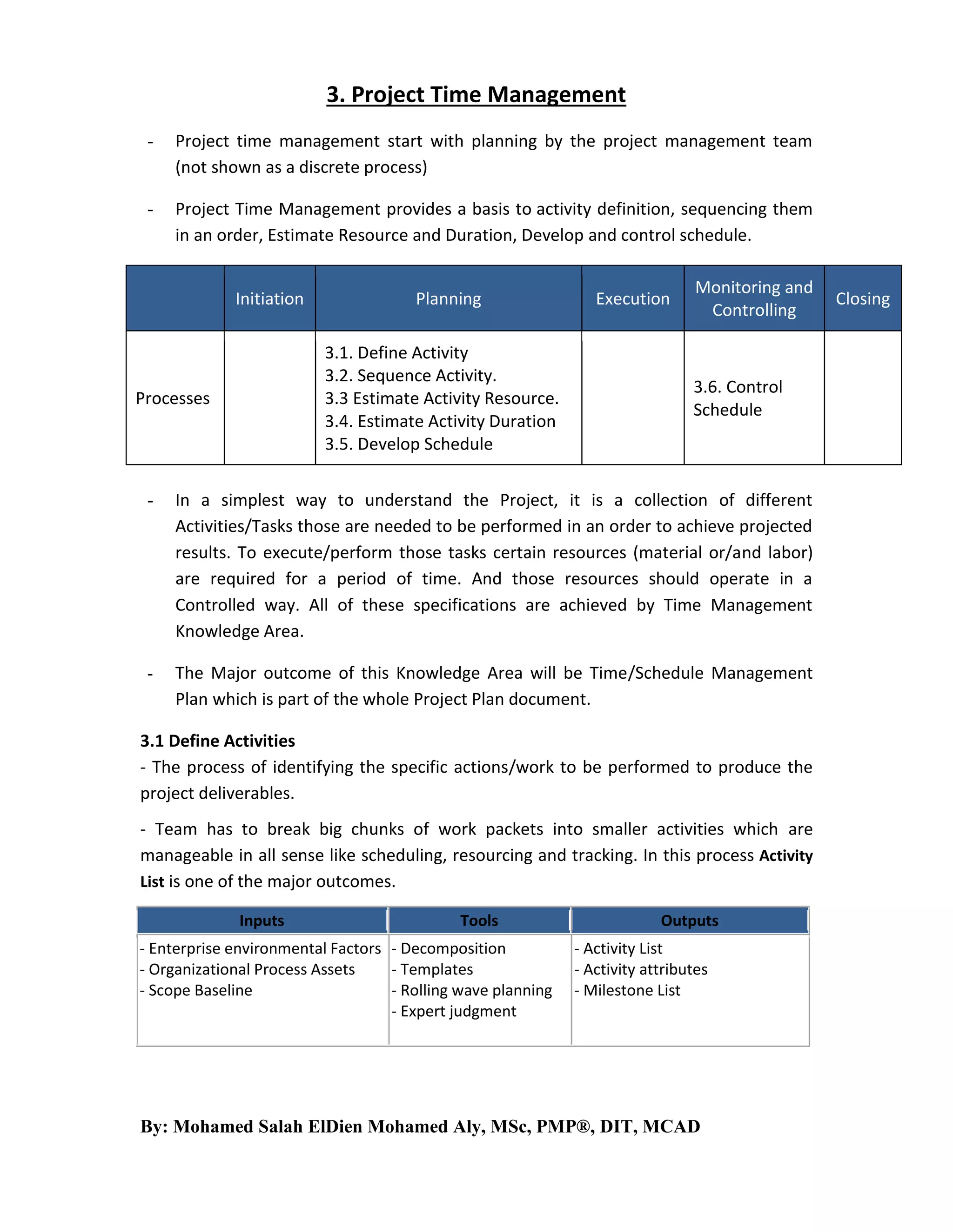 3. project time management | PDF