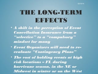 Event Cancellation Insurance | PPT