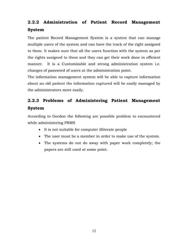 clinic database and software management system | PDF | Databases ...
