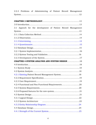 clinic database and software management system | PDF