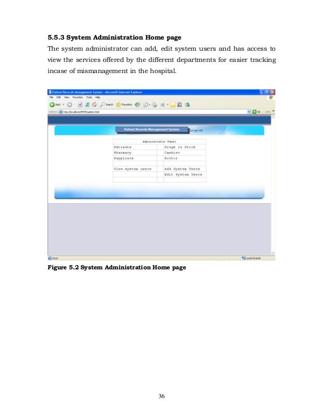 clinic database and software management system