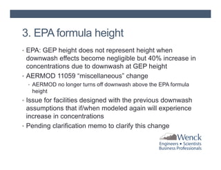 AERMOD CHANGES AND UPDATES | PDF