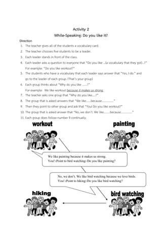 Speaking lesson plan | PDF