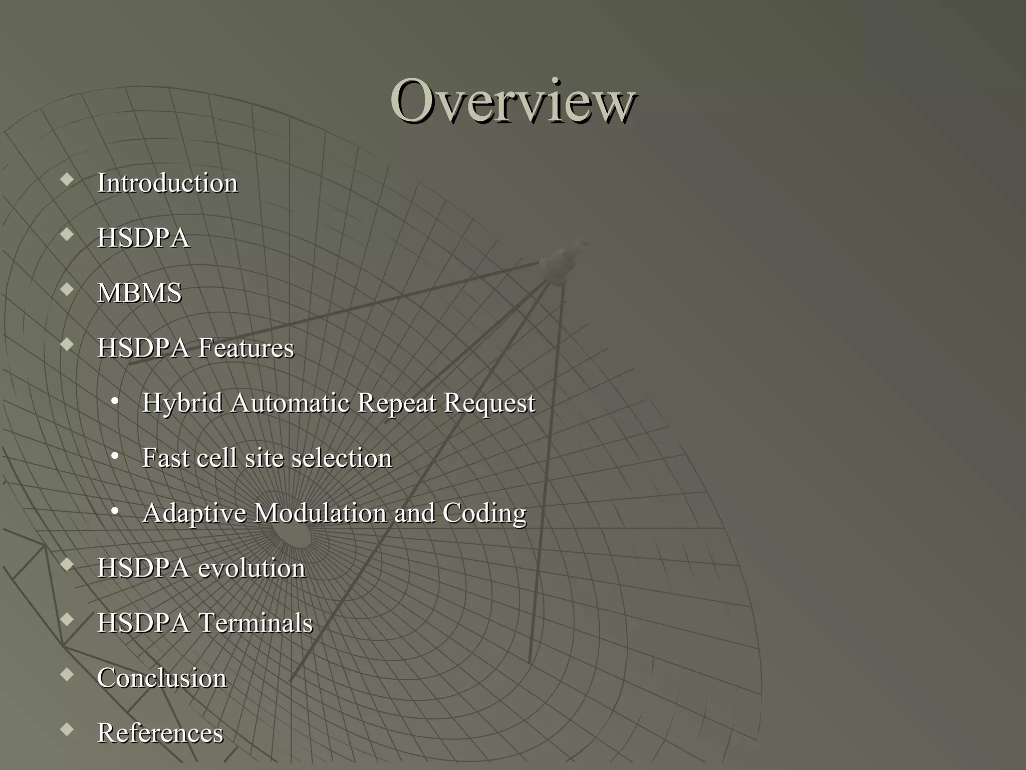 HSDPA(High Speed Downlink Packet Access) | PPT