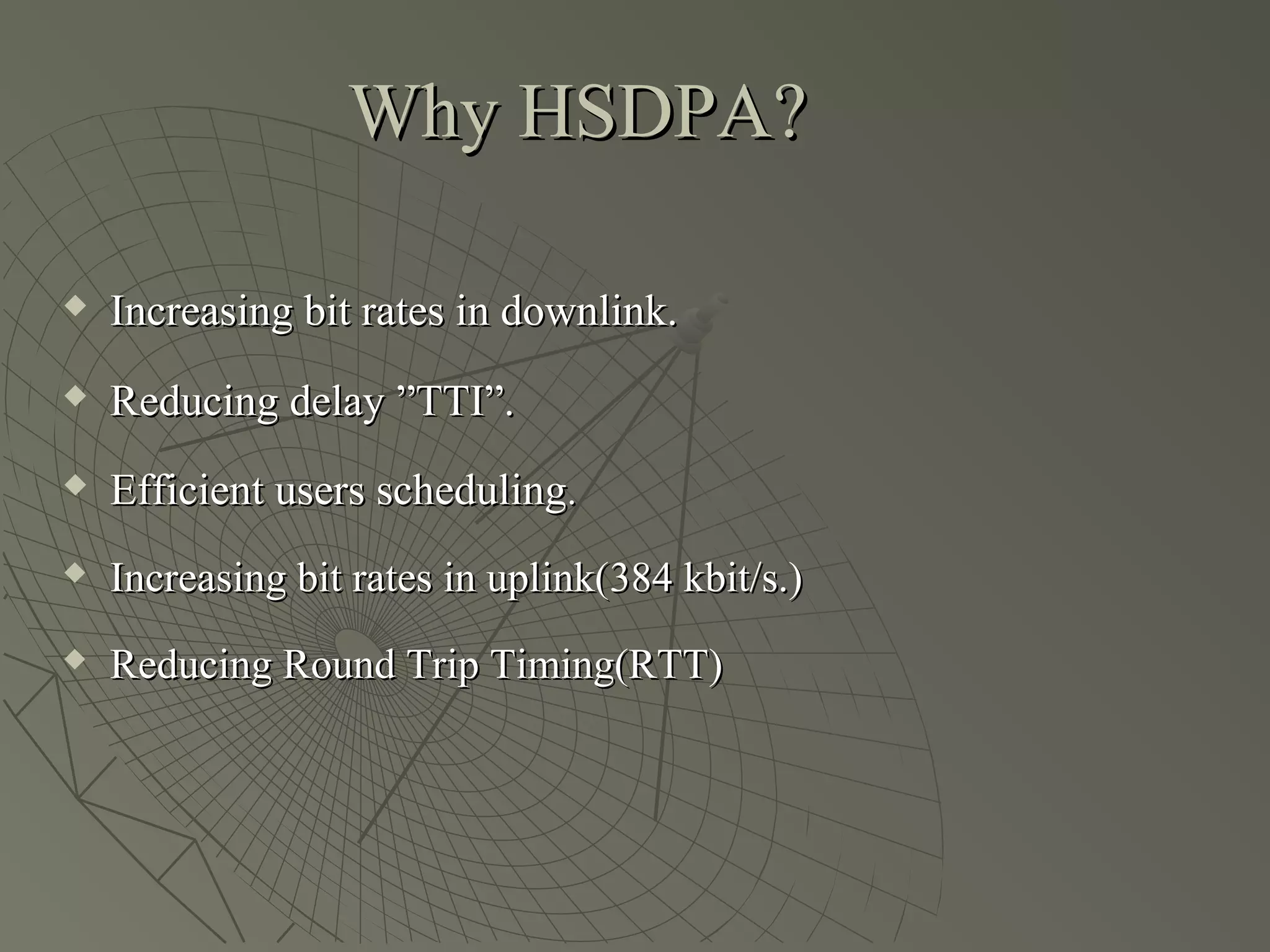 HSDPA(High Speed Downlink Packet Access) | PPT