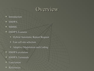 HSDPA(High Speed Downlink Packet Access) | PPT