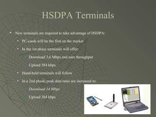 HSDPA(High Speed Downlink Packet Access) | PPT
