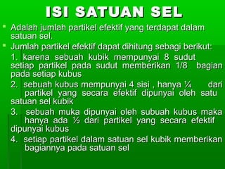 3. satuan sel r | PPT