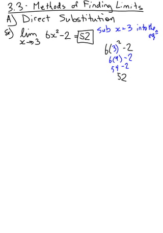 3.3 methods of finding limits | PPTX