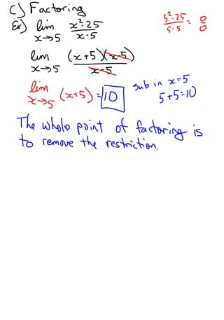 3.3 methods of finding limits | PPTX