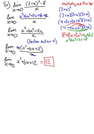 3.3 methods of finding limits | PPTX