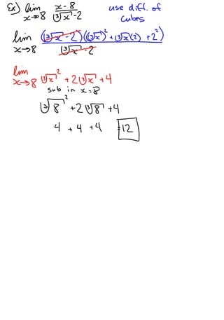3.3 methods of finding limits | PDF