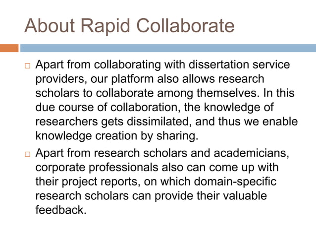 Rapidcollaborate | PPTX