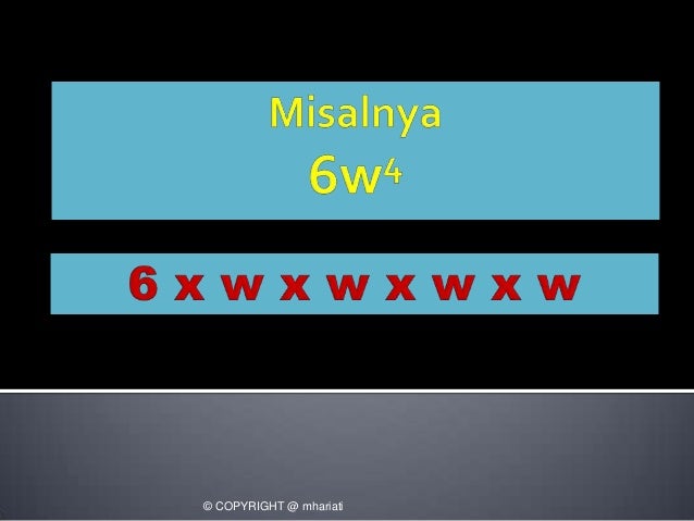 3.1b sebutan algebra