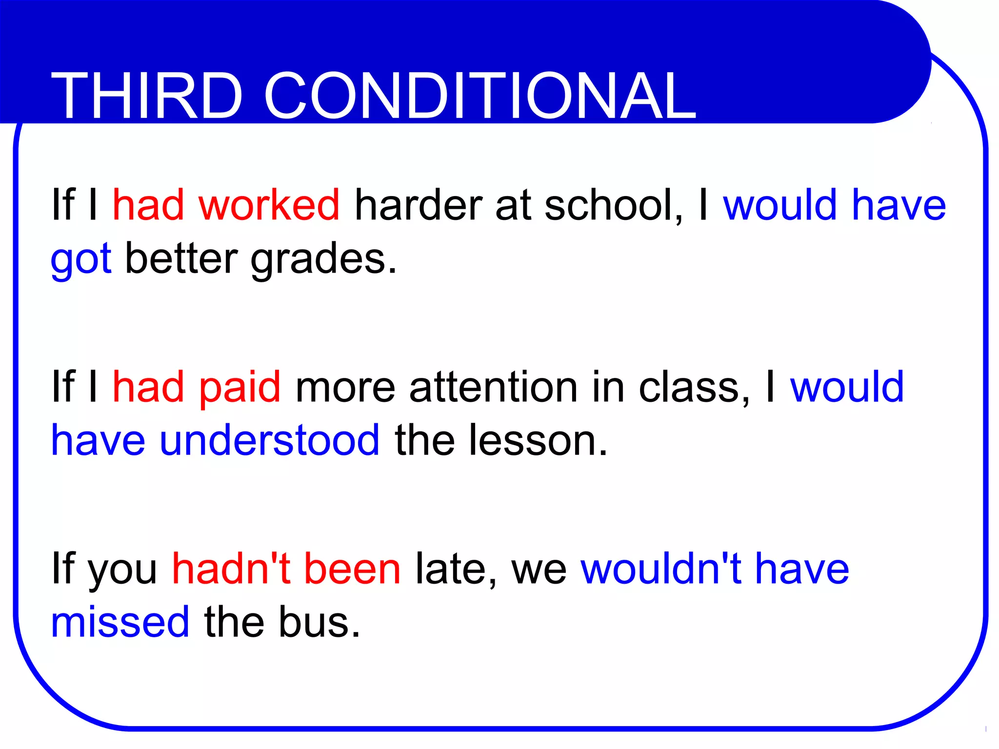 3. conditionals | ODP
