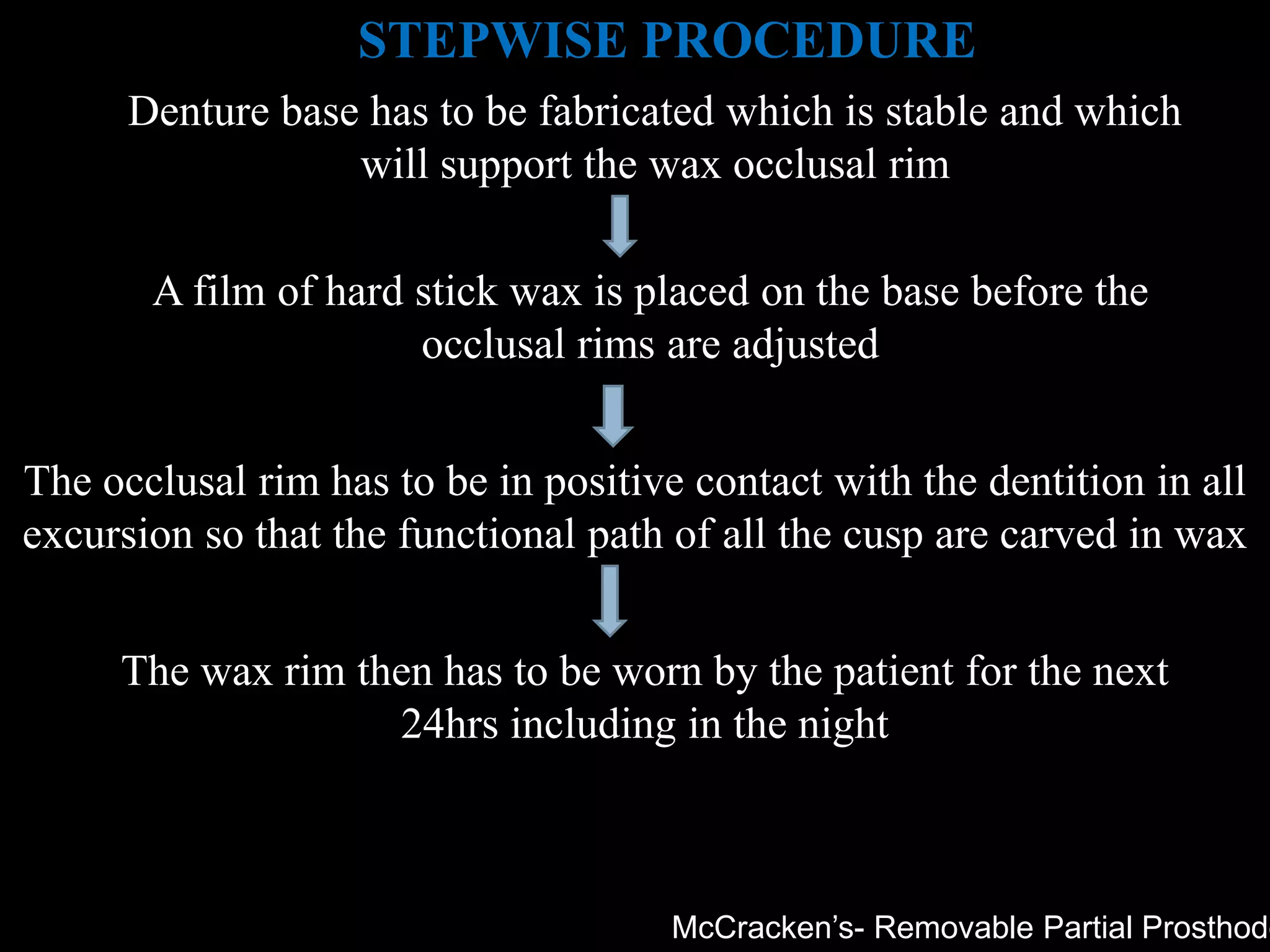 3.jaw relation and occ in rpd | PPTX