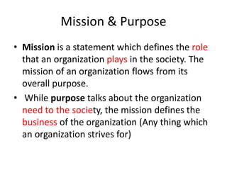 3. mission and purpose | PPTX