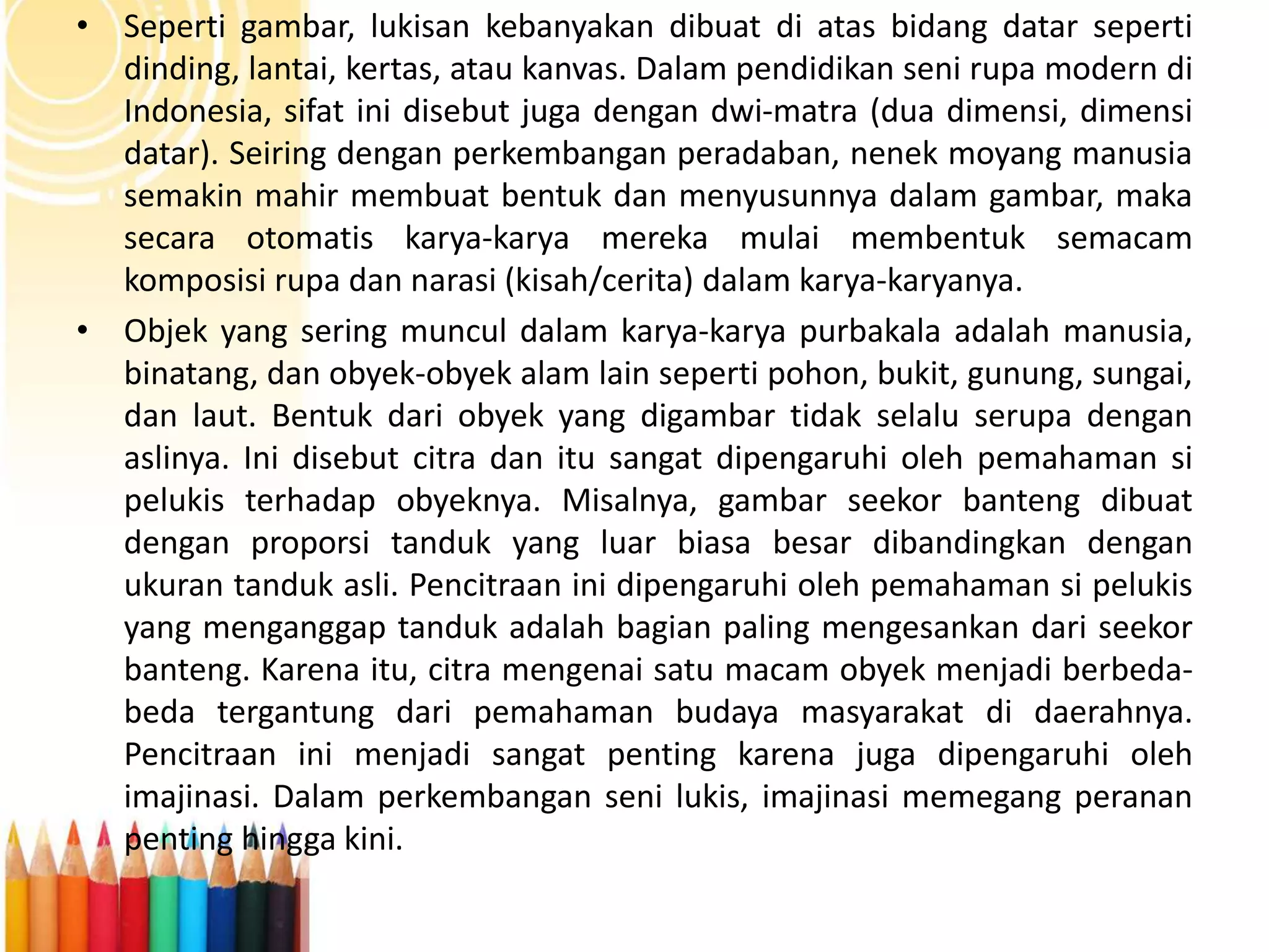 Sejarah umum seni lukis | PPTX