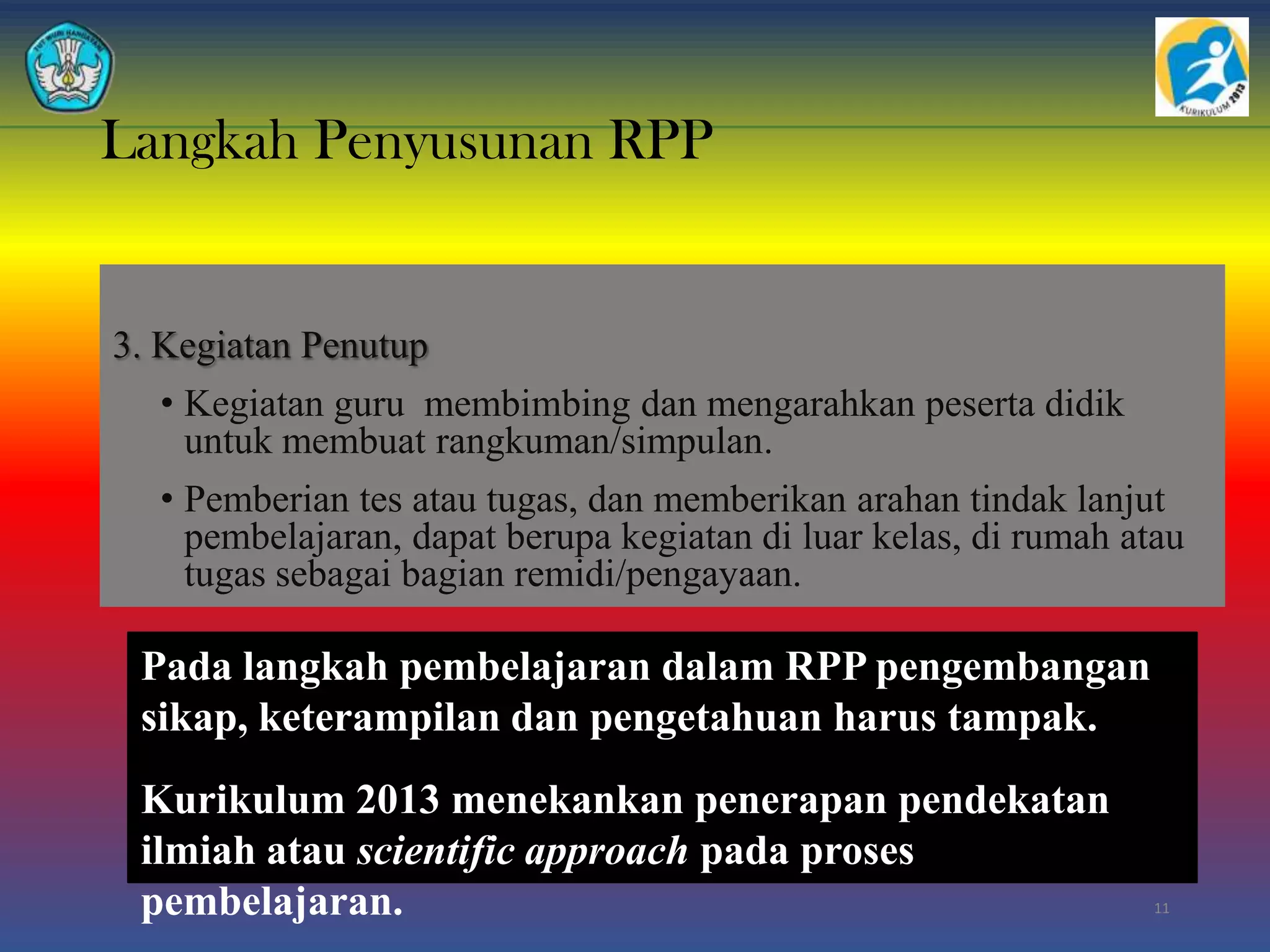 rambu- rambu penyusunan RPP | PPTX