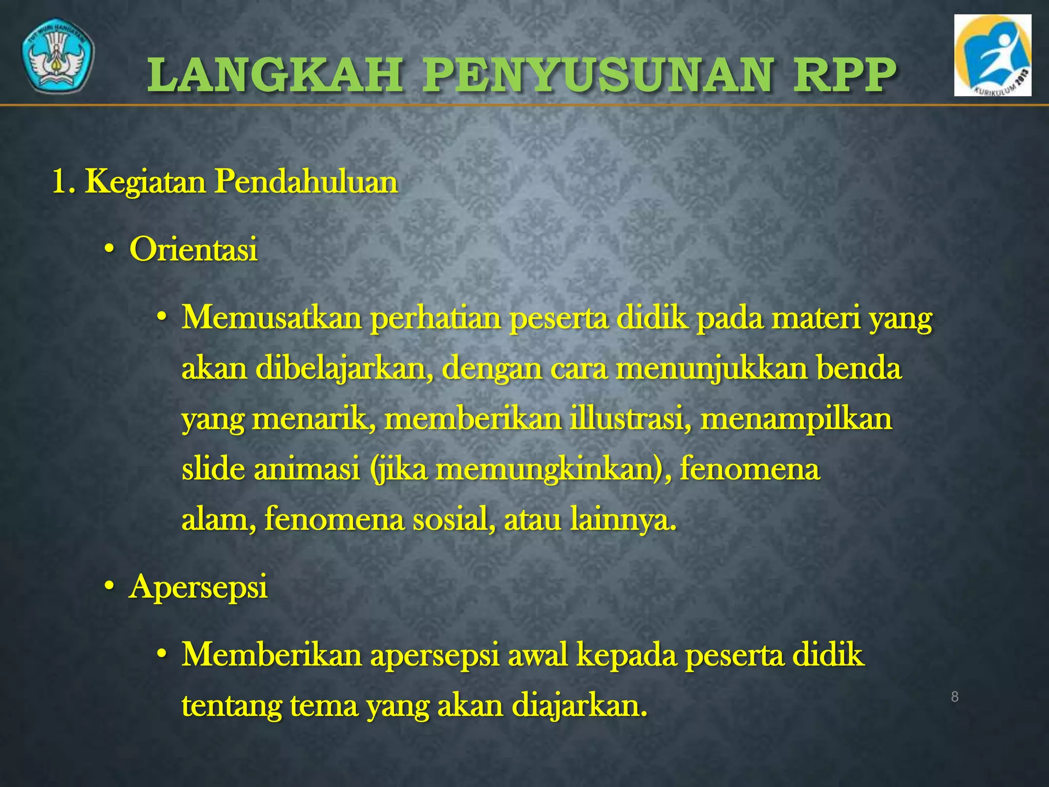 rambu- rambu penyusunan RPP | PPTX