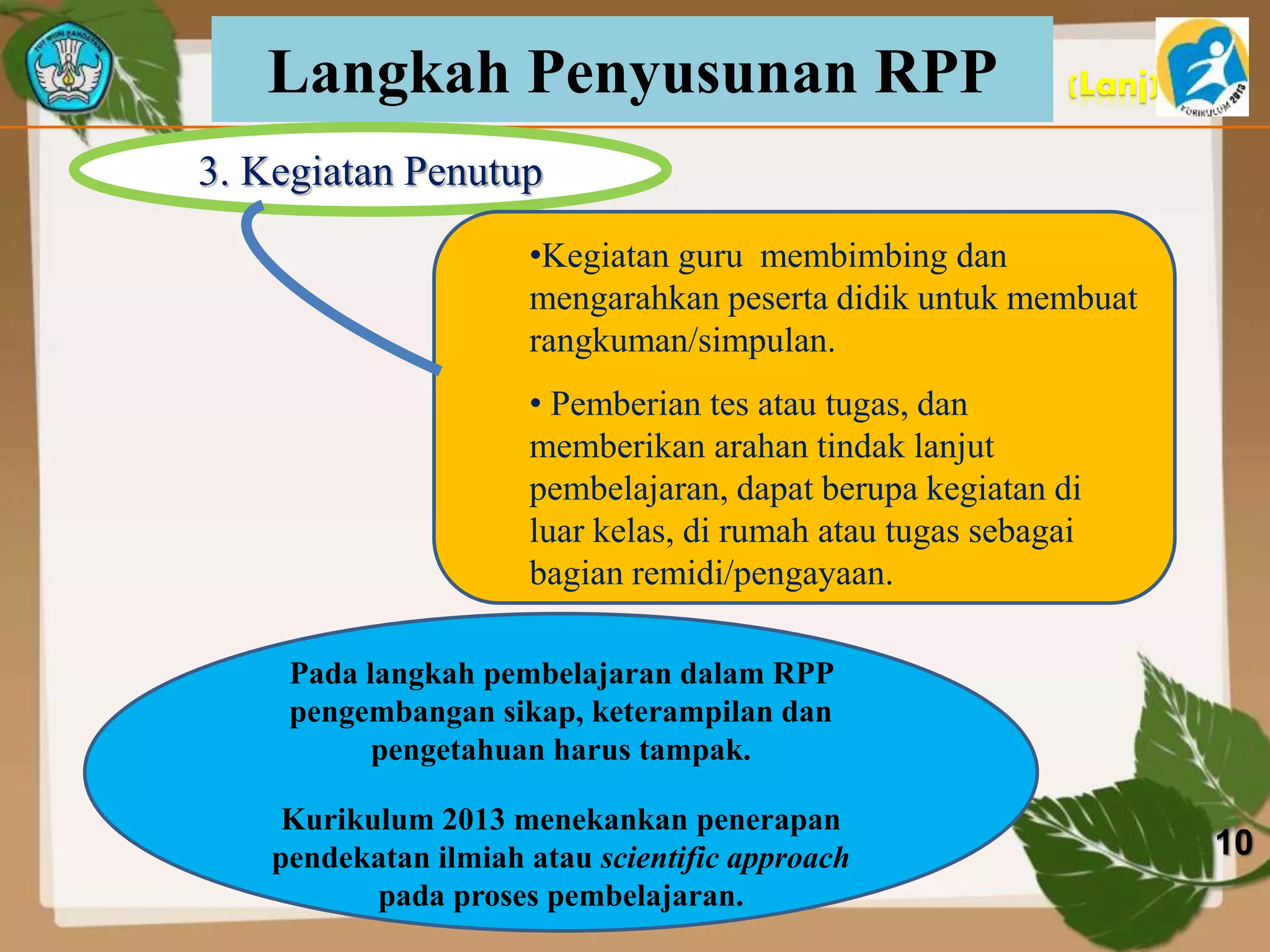3.1.1 rambu rambu penyusunan rpp tematik | PPT