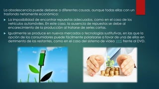 3.4 condiciones de obsolescencia de los sistemas | PPTX