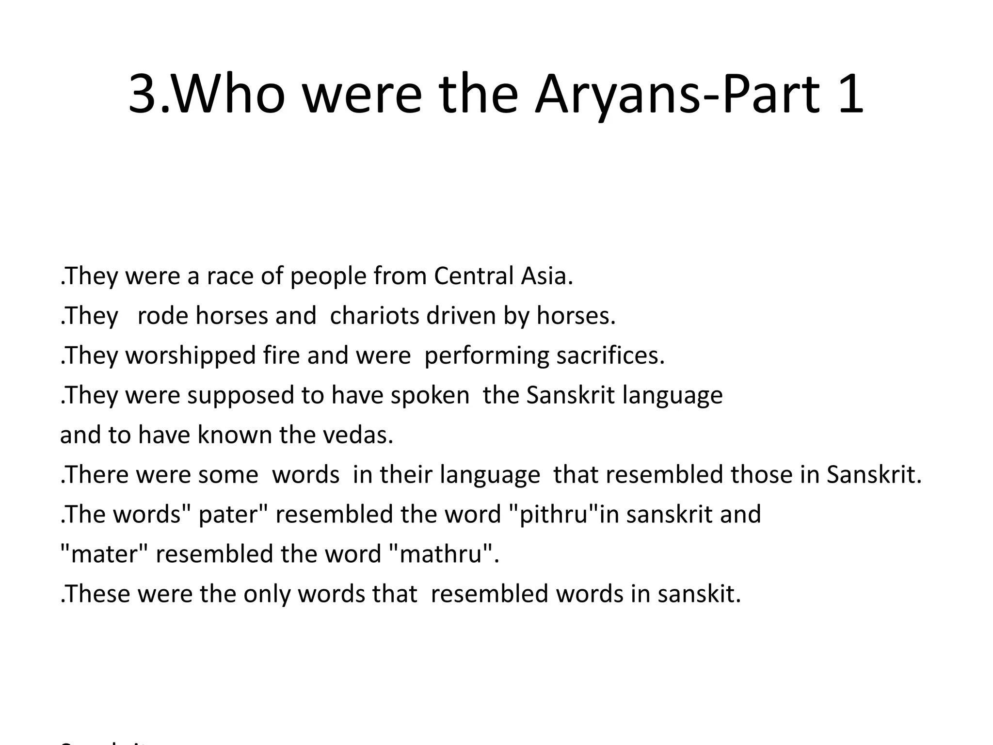 3.who were the aryans part 1 | PPT