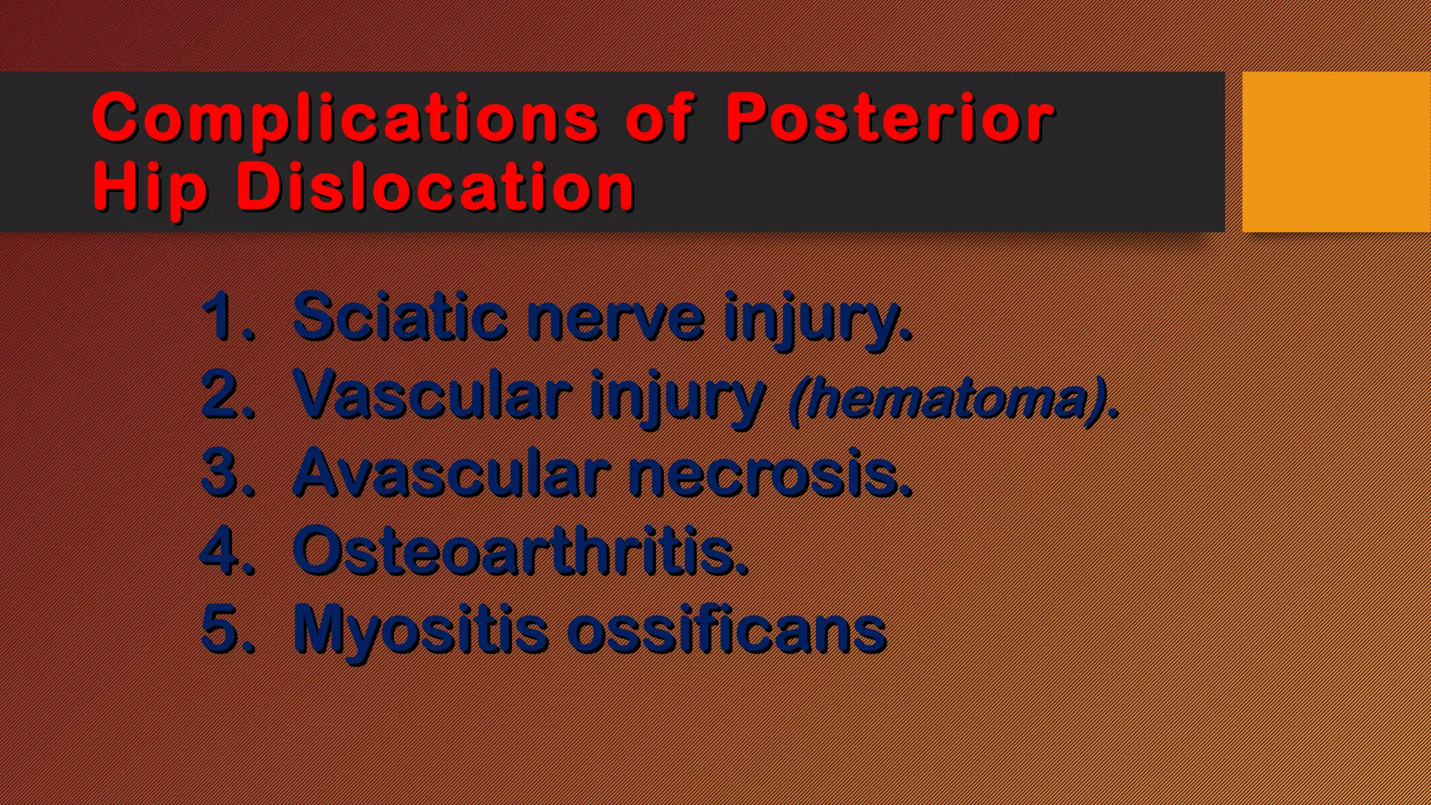 3. hip dislocations | PPT