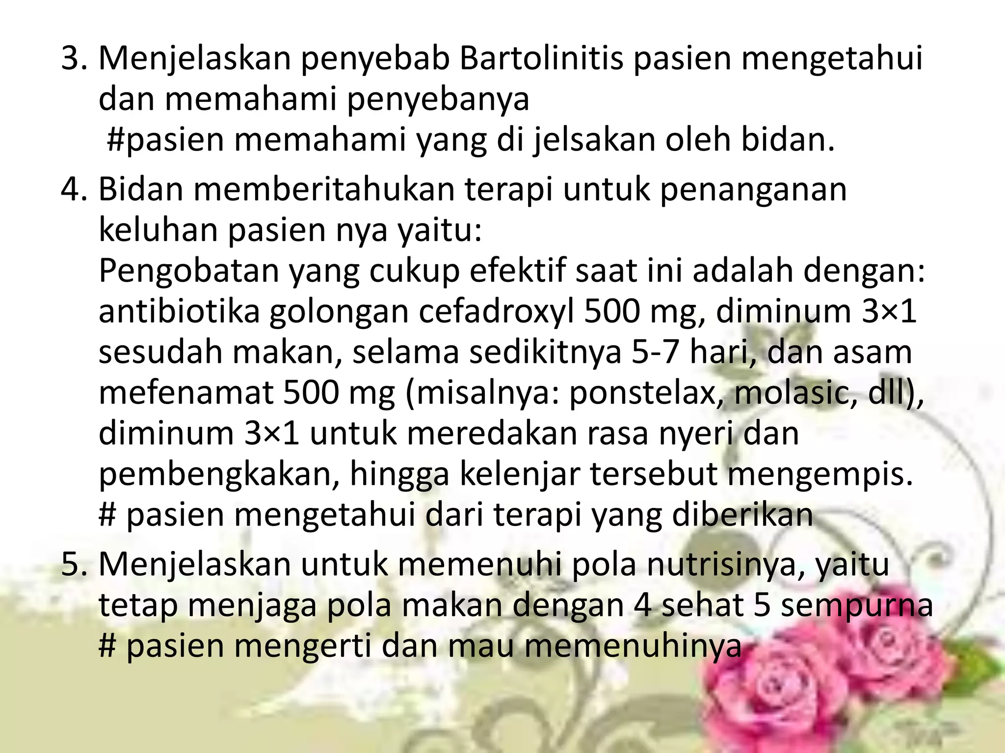 3. bartolinitis & infeksi kelenjar skene | PPTX