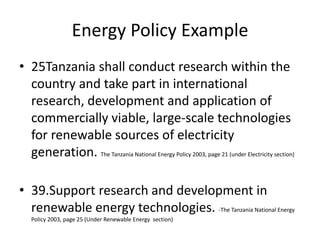 Arusha | Jun-14 | Village-level Energy Innovation Systems in East ...