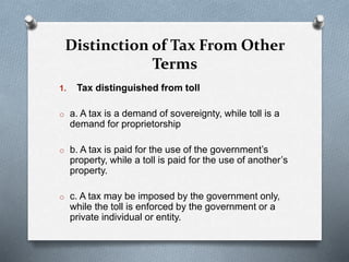 taxation | PPTX