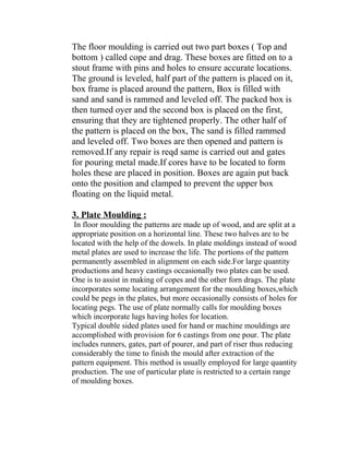 IIIE SECTION A MANUFACTURING TECHNOLOGY NOTES 3.sand preparation and ...