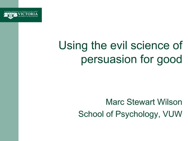 Dr Marc Wilson | PDF | Science