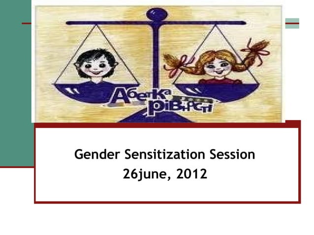 3.gender sensitization session for teachers | PPT | Education