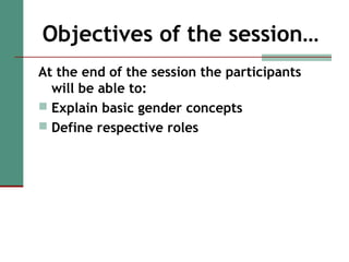 3.gender sensitization session for teachers | PPT