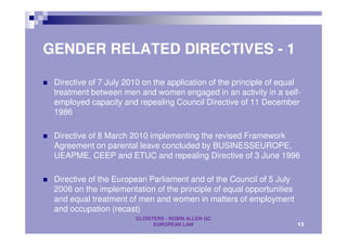 European legislation | PPT