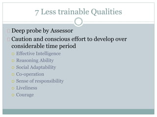 Officer Like qualities | PPTX