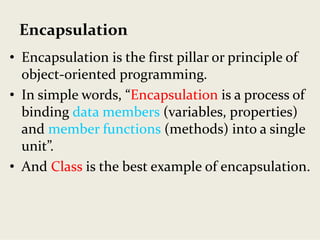 Introduction to oops concepts | PDF