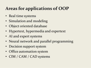 Introduction to oops concepts | PDF